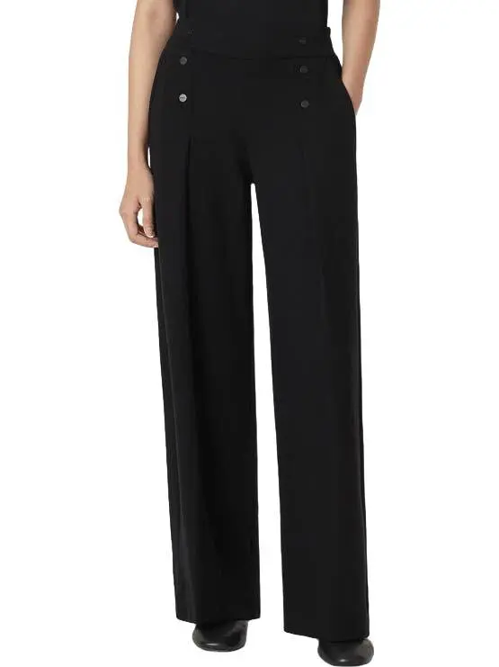ALLSAINTS Emilia Wide Leg Trousers - Black
