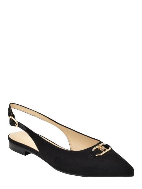 Tommy Hilfiger Vesly Pointed Toe Slingback Flat - Black