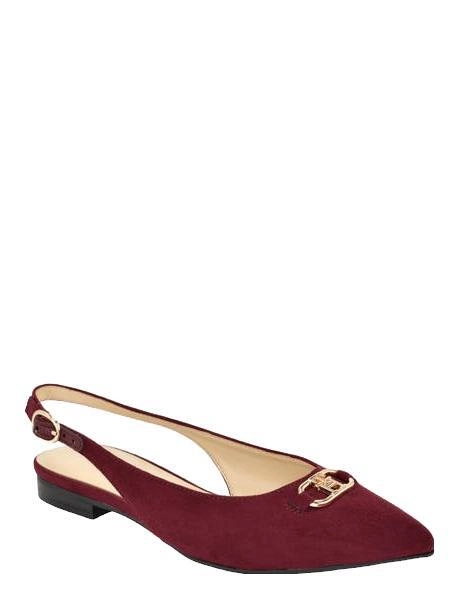 Tommy Hilfiger Vesly Pointed Toe Slingback Flat - Deep Bordeaux
