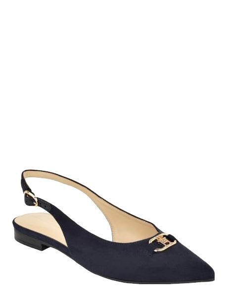 Tommy Hilfiger Vesly Pointed Toe Slingback Flat - Marine