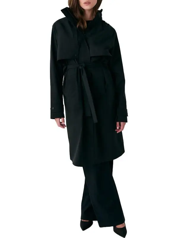LOLE Aliz Trench Coat - Black