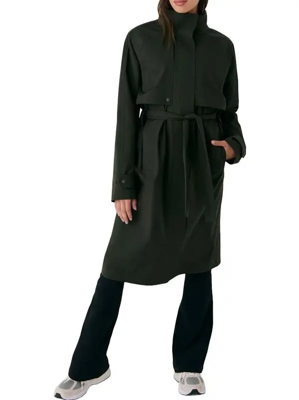 LOLE Aliz Trench Coat - Olive