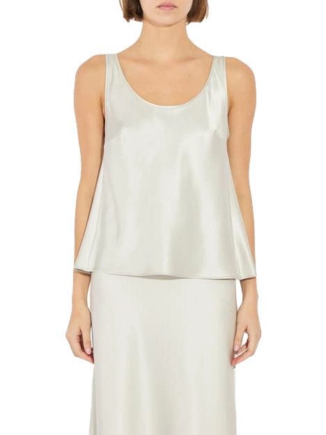 THE PARK The Karen Silk Tank - Cloud