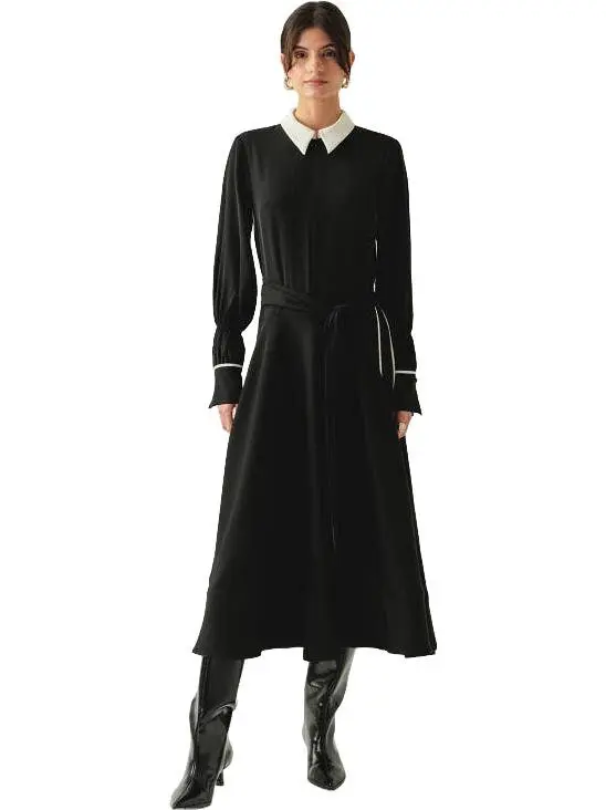 EXQUISE Journi Maxi Dress - Black