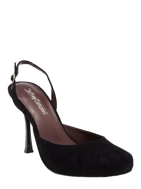 Jeffrey Campbell Paws Slingback Pump - Black Suede