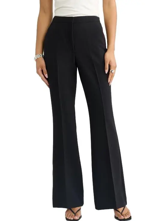 OPEN EDIT Icon Flare Pants - Black