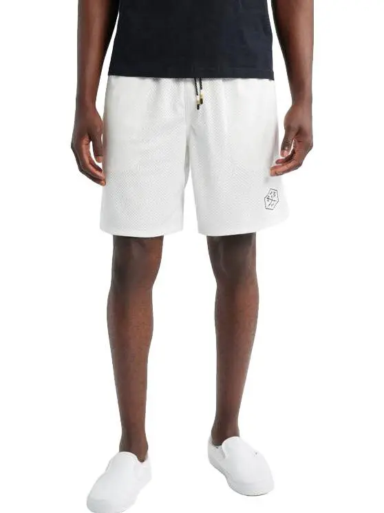 DARK SEAS No Sweat Mesh Shorts - White