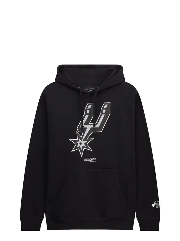 Mitchell & Ness San Antonio Spurs Fleece Hoodie - Black