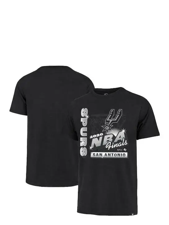 '47 San Antonio Spurs 2026 Nba Finals Id Franklin T-shirt - Black