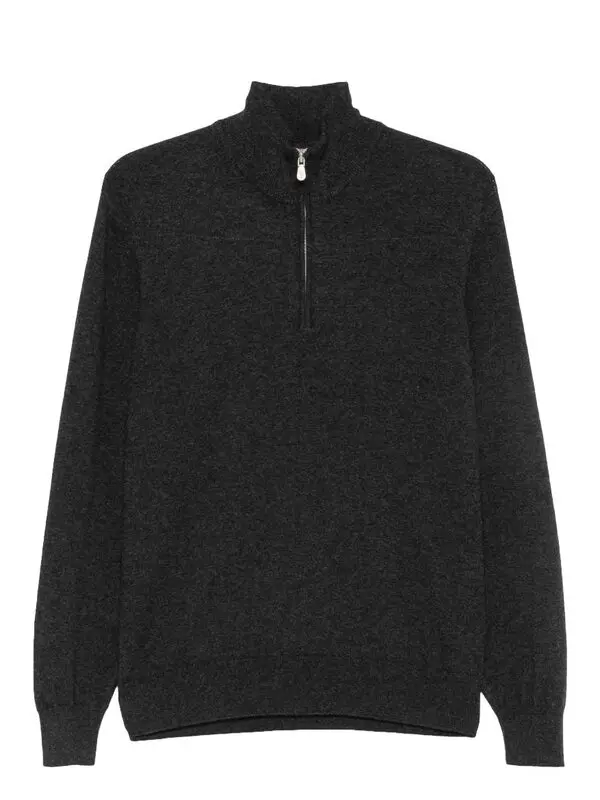 Brunello Cucinelli Dark Grey Cashmere Turtle-neck Sweater - Multicolor