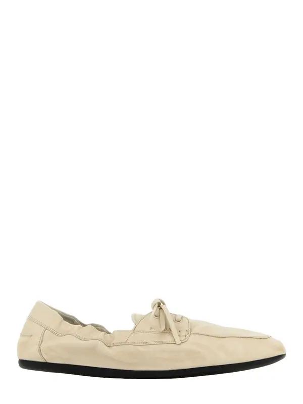 Prada Calfskin Loafers - White