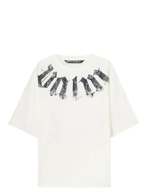 Palm Angels Logo Cototn T-shirt - Multicolor