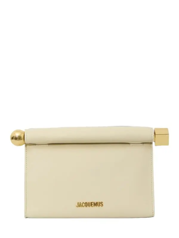 Jacquemus Le Sac Rond Carré Leather Clutch - Multicolor