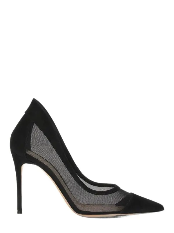 GIANVITO ROSSI Suede And Mesh Pumps - Multicolor