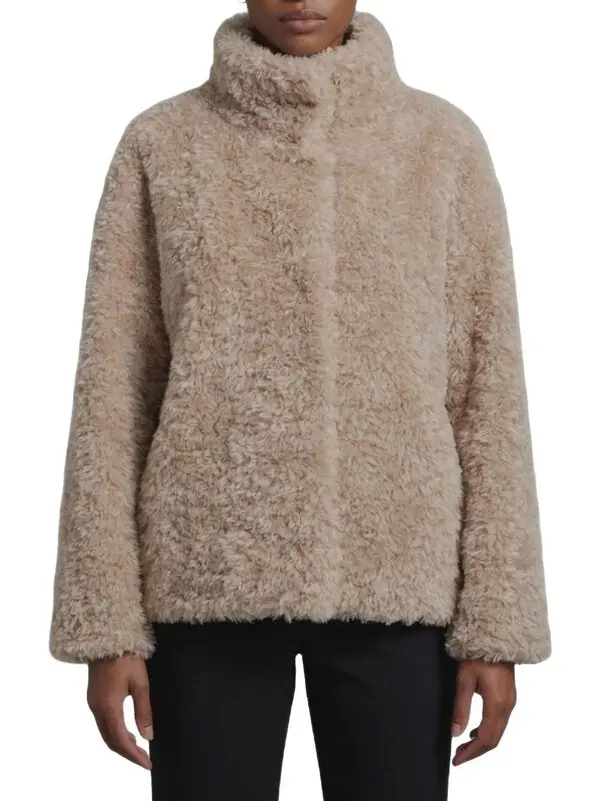 Herno Faux Fur Short Coat - Multicolor
