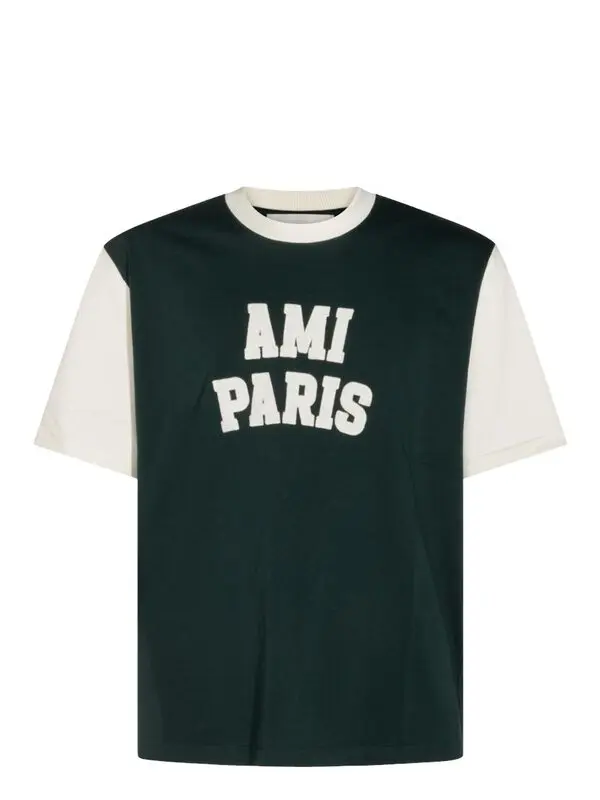 AMI Paris Logo T-shirt - Multicolor