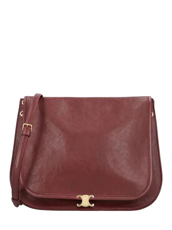 Celine Triomphe Leather Shoulder Bag - Multicolor