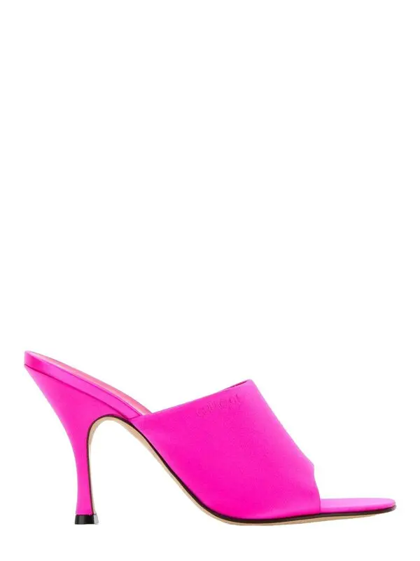 Gucci Heeled Mules - Pink