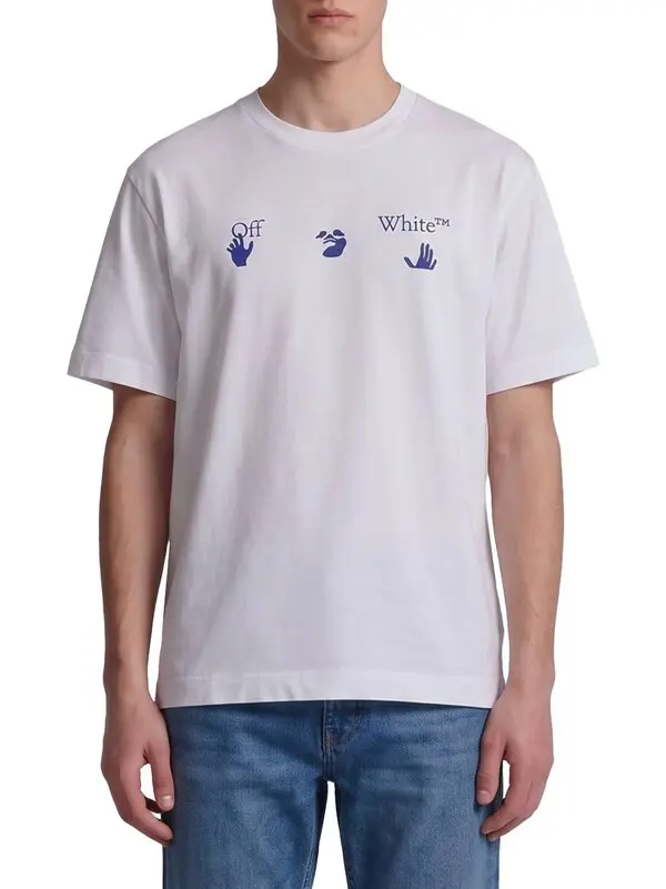 Off-White Bacco Arrow Skate Cotton T-shirt - Multicolor