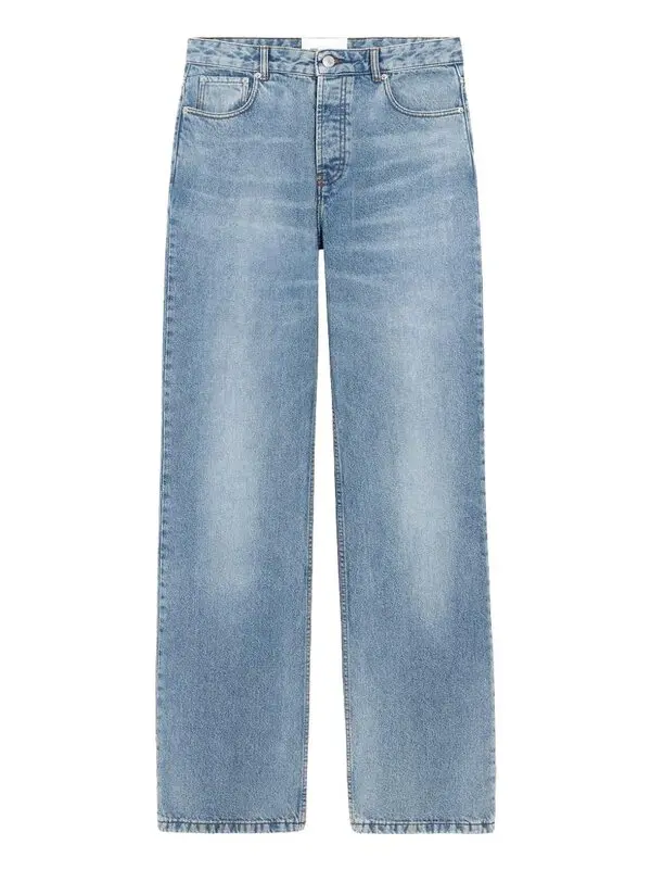 AMI Paris Large Fit Denim Jeans - Multicolor