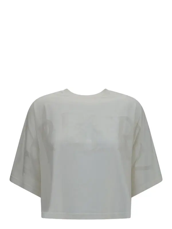 Burberry Logo Cotton T-shirt - Multicolor