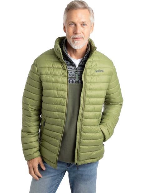 WEIRD FISH Crantock Showerproof Padded Jacket - Washedoak