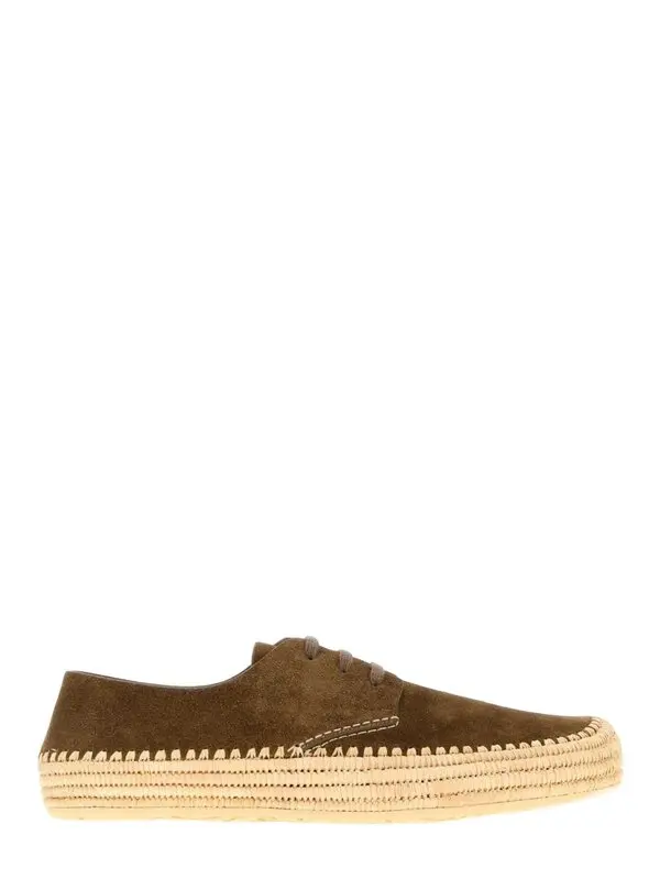 Loewe Suede Espadrille - Gray