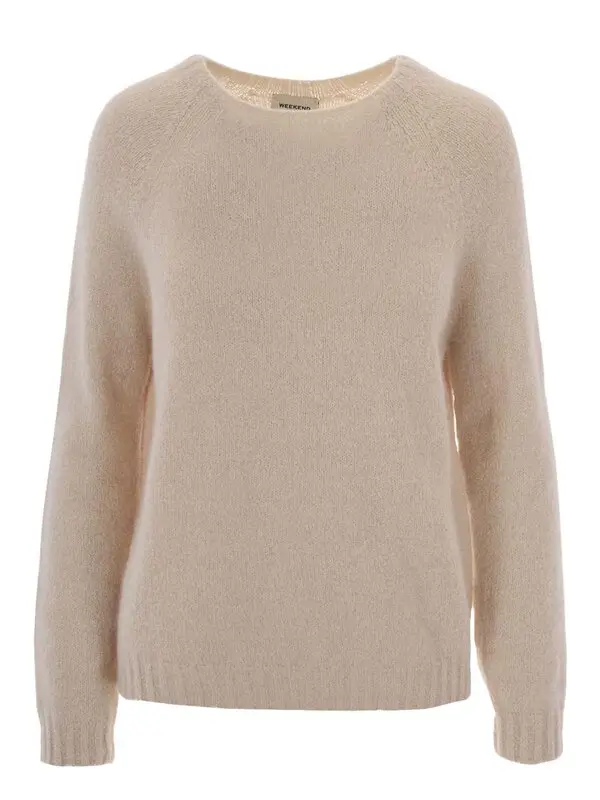 Max Mara Alpaca Blend Sweater - Cream