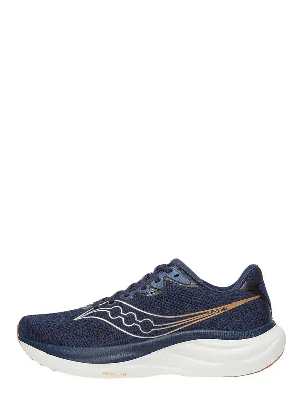 Saucony Ride 19 Wide Running Shoes - Navy/gum