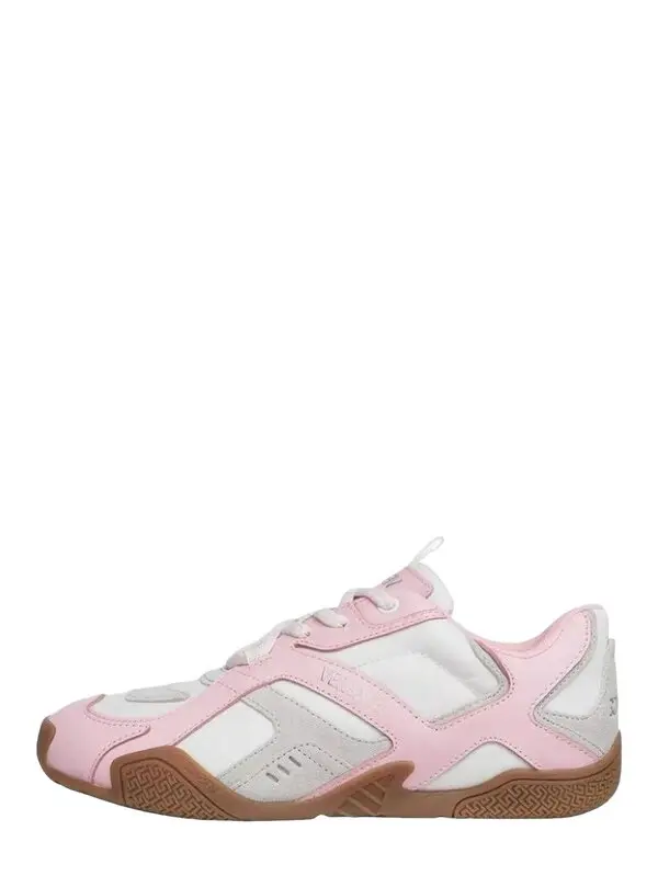 Versace Galaxia Leather Sneakers - White/pink