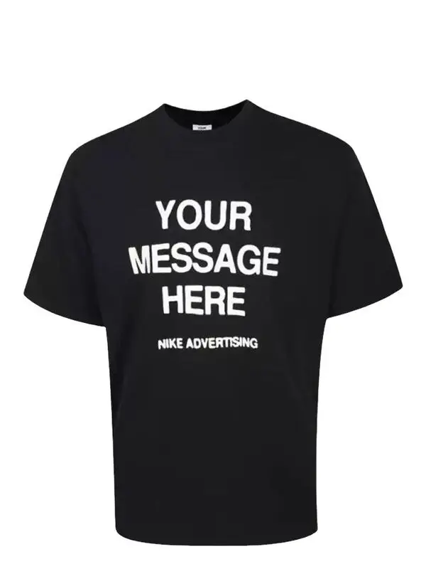 Nike Your Message Here T-shirt Asia Sizing - Black