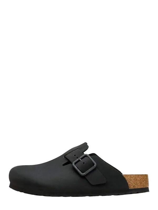 BIRKENSTOCK Boston Wire Buckle Clogs - Black