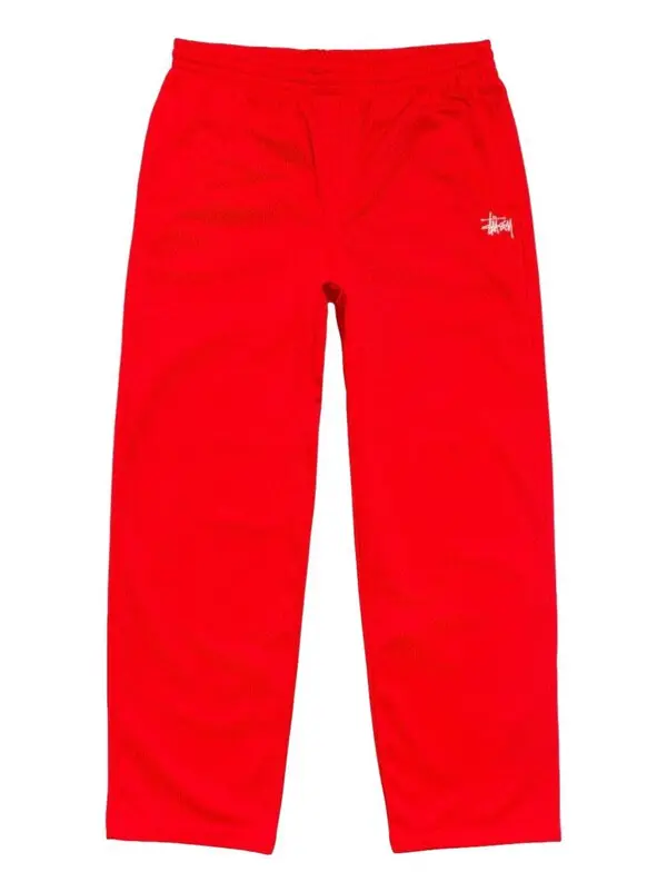 StÜssy Mesh Track Pant - Red