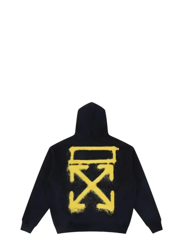 Off-White Sprayed Arrow Hoodie - Black