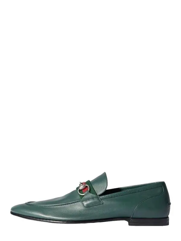 Gucci Loafer With Horsebit Detail - Variation Green