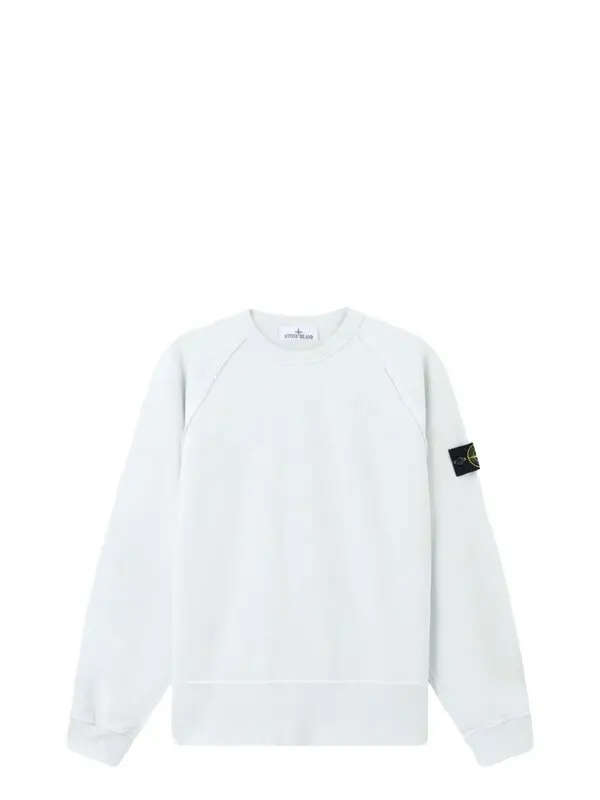 Stone Island 6100041 Oversized Crewneck Sweatshirt - Sky Blue
