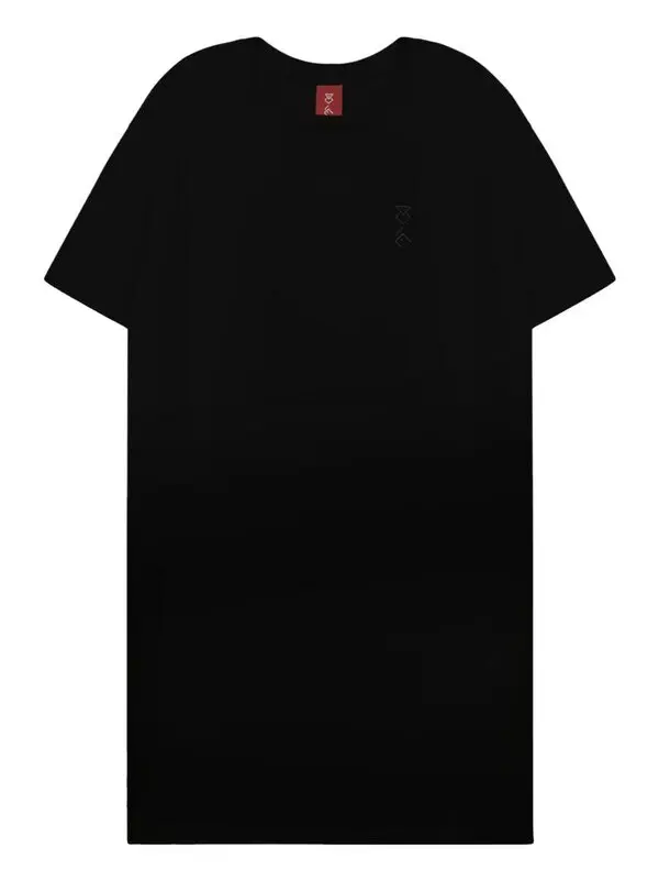 DO WE Long Cotton T-shirt - Black