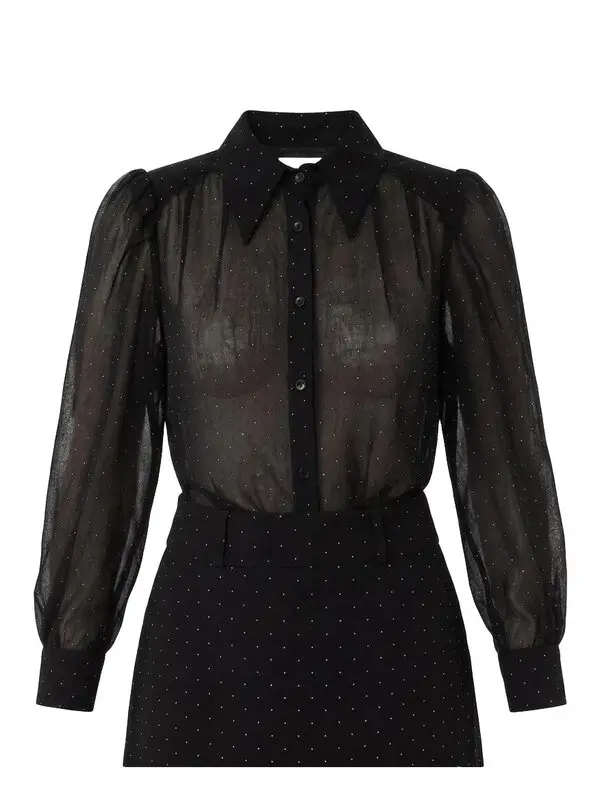 ASHITA FERNANDES Shireen Shirt - Black
