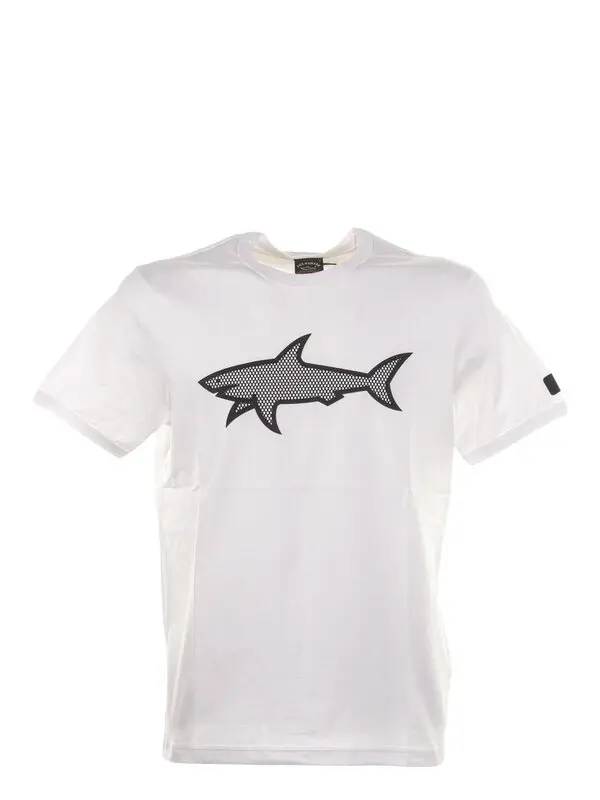 Paul & Shark Shark Print T-shirt - White
