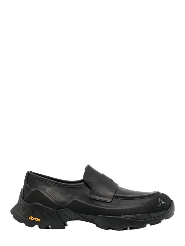 ROAR Logo Casual Loafers - Black