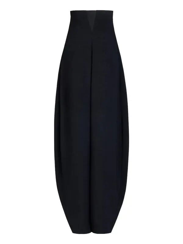 Alaïa High-waisted Tailored Pants - Black