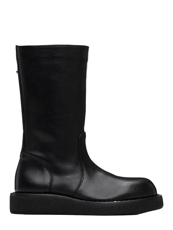 ANN DEMEULEMEESTER Kasi Mid-calf Zip Up Boots - Black