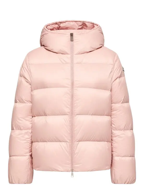 Moncler Feligule Hooded Short Down Jacket - Pink