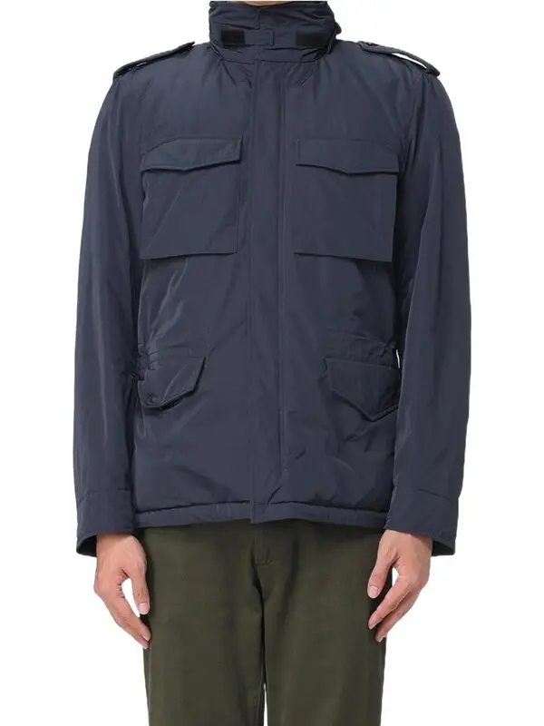 Aspesi Hooded Flap-pocket Jacket - Black