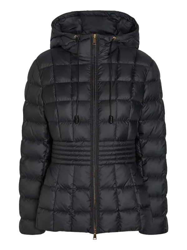 Moncler Engoulevent Hooded Quilted Shell Jacket - Black