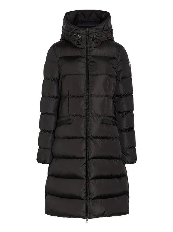 Moncler Avocette Hooded Padded Nylon Coat - Black