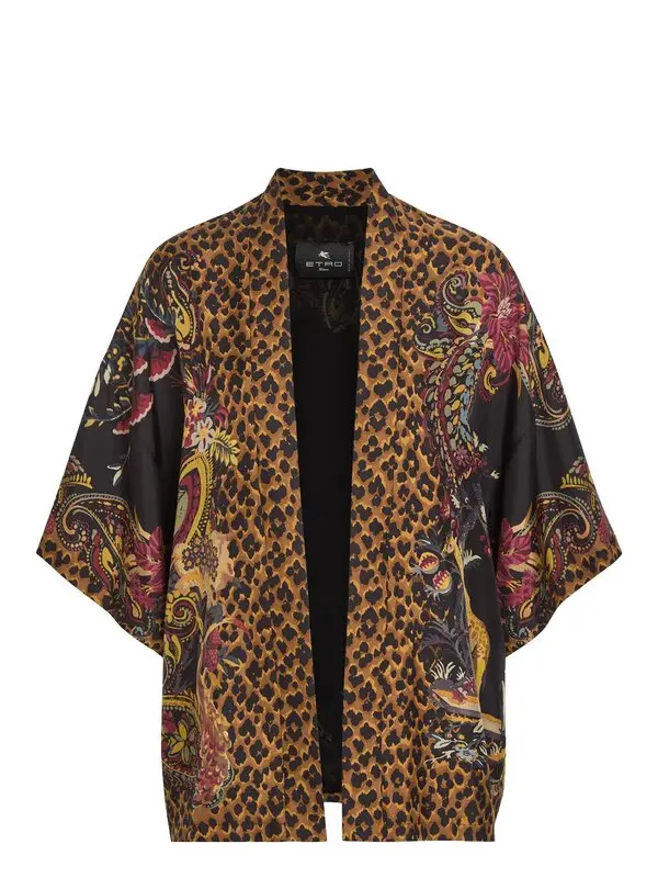 Etro Printed Silk Jacket - Multicoloured