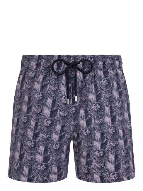 Vilebrequin Ultrafine Wool Swim Trunks Heart Shells Swimwear Moopea - Pink
