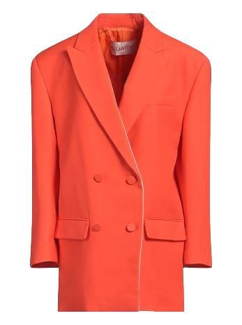 Valentino Garavani Virgin Wool And Silk Blazer - Orange