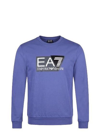 EA7 Cotton Tracksuit - Blue